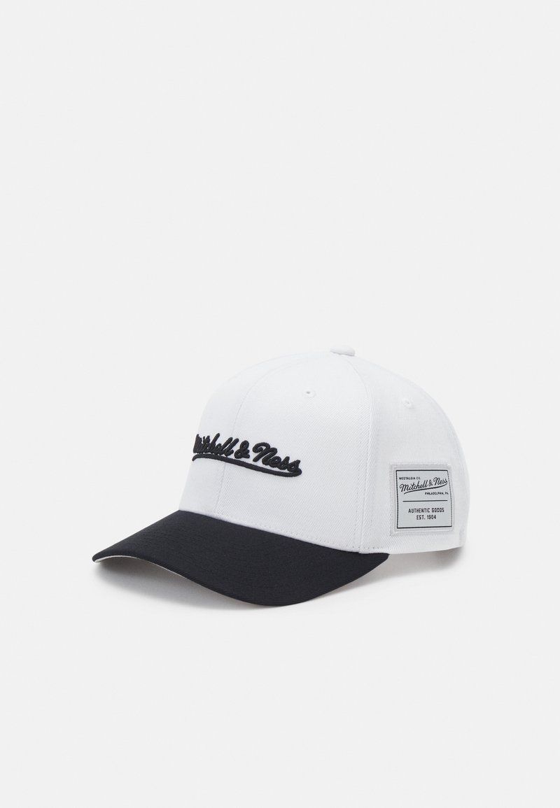 Mitchell & Ness BRANDED COMFY CORE STRETCH SNAPBACK - Cap - white/black ...