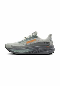 Brooks GHOST 17 GTX - Laufschuh Straße - smoke primer grey/orange/grau ...