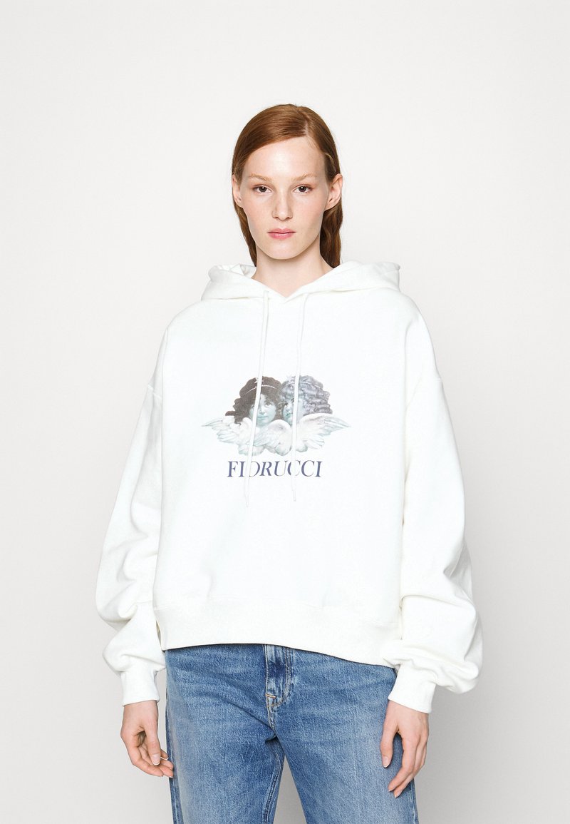 Fiorucci ENLARGED ANGELS HOODIE - Hoodie - white - Zalando.co.uk