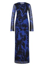 Colourful Rebel MAUDE ANIMAL DRESS - Robe longue - deep blue/bleu ...