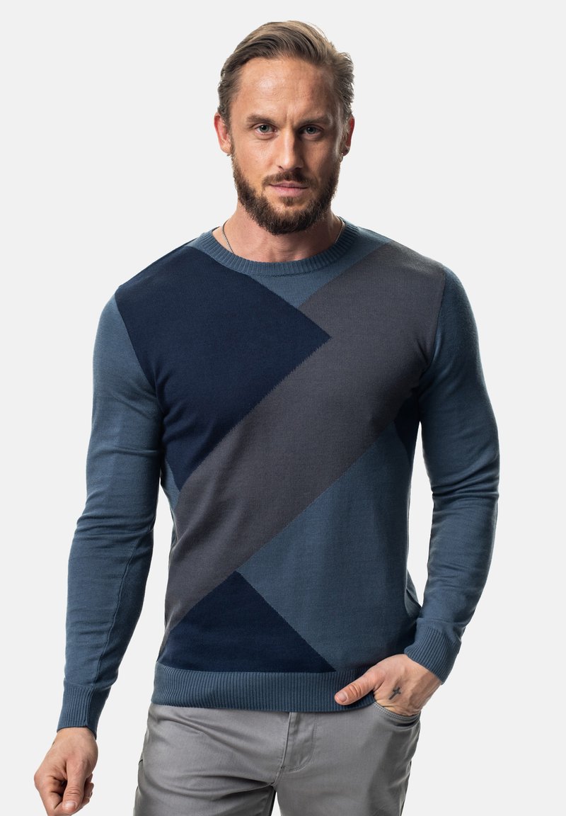 Recman Sweter/niebieski - Zalando.pl