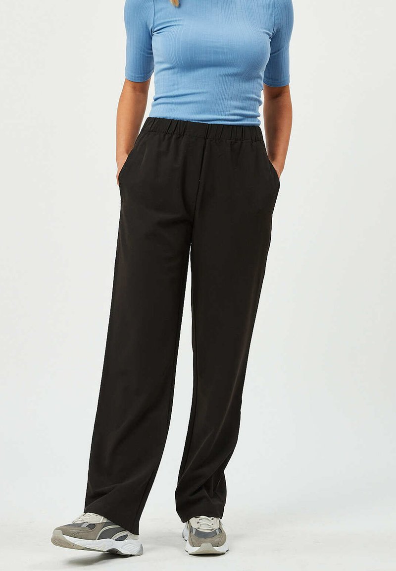 Minimum LEEROY - Spodnie materiałowe - black/czarny - Zalando.pl