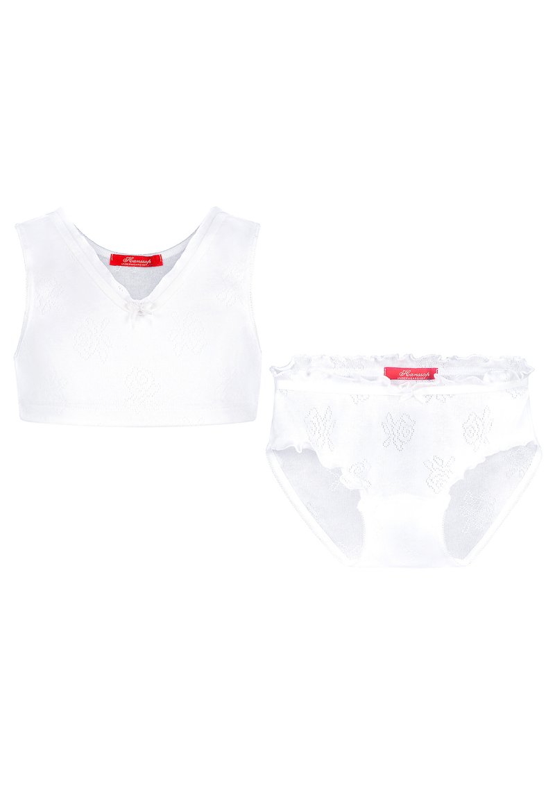 Hanssop SET BASIC POINTELLE ROSE - Bikini - white - Zalando