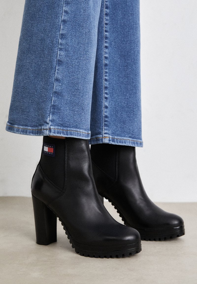 Tommy Jeans Botine clasice - black/negru - Zalando.ro