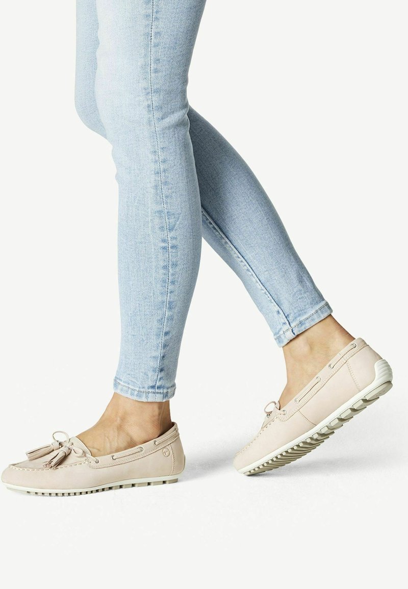 Tamaris Boat shoes - powder nubuc/light pink - Zalando.ie