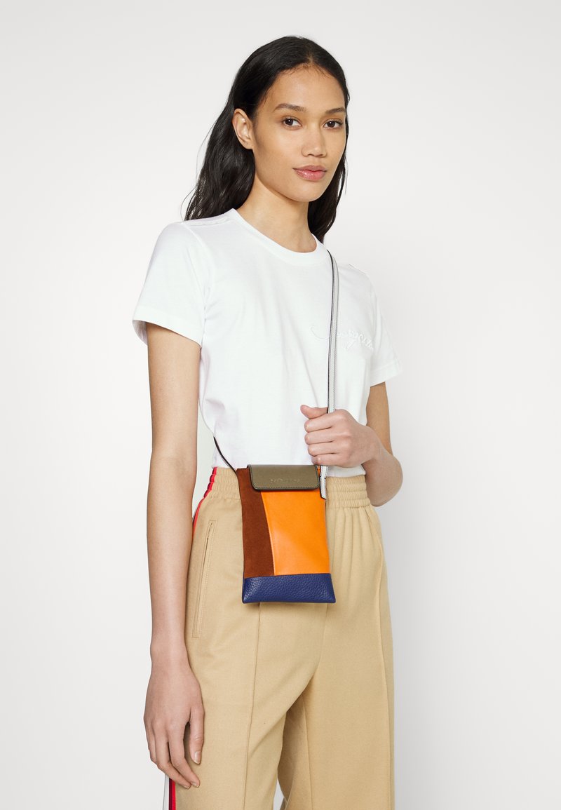 See by Chloé MIMOSA MLG - Across body bag - brick orange/multi-coloured ...