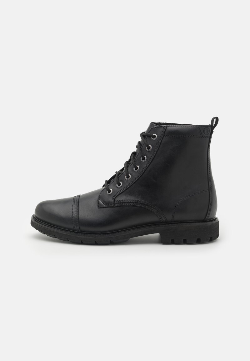 Clarks BATCOMBE CAP - Snörstövletter - black/svart - Zalando.se