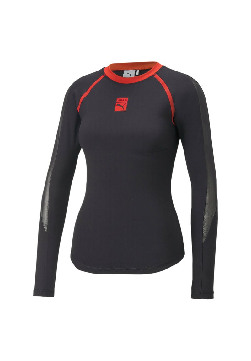 Puma VOGUE ENGES - Long sleeved top - black - Zalando.de