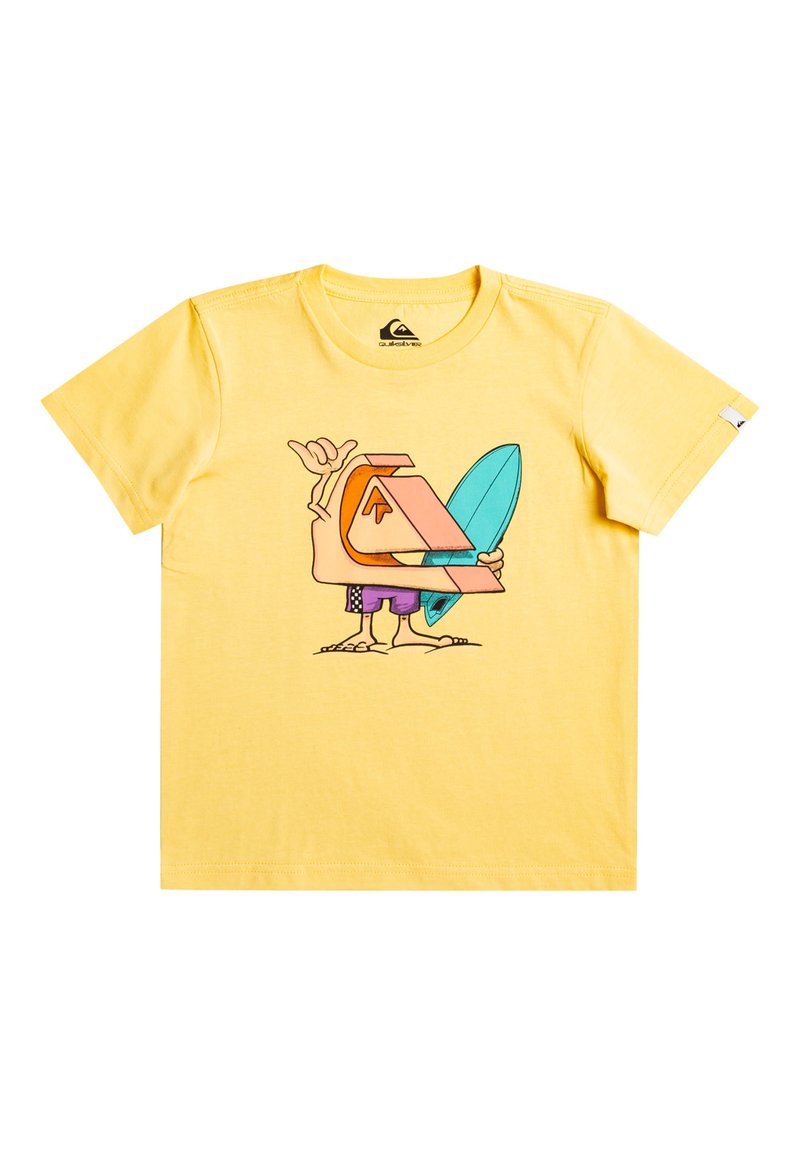 Quiksilver T-Shirt print - snapdragon/gelb - Zalando.de