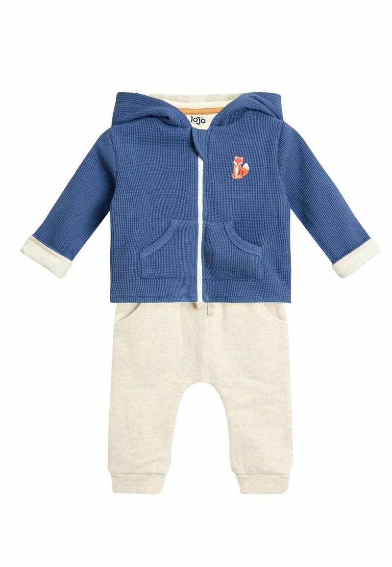 JoJo Maman Bébé REGULAR FIT - JOGGERS SET - Sweatjakke - blue/blå ...