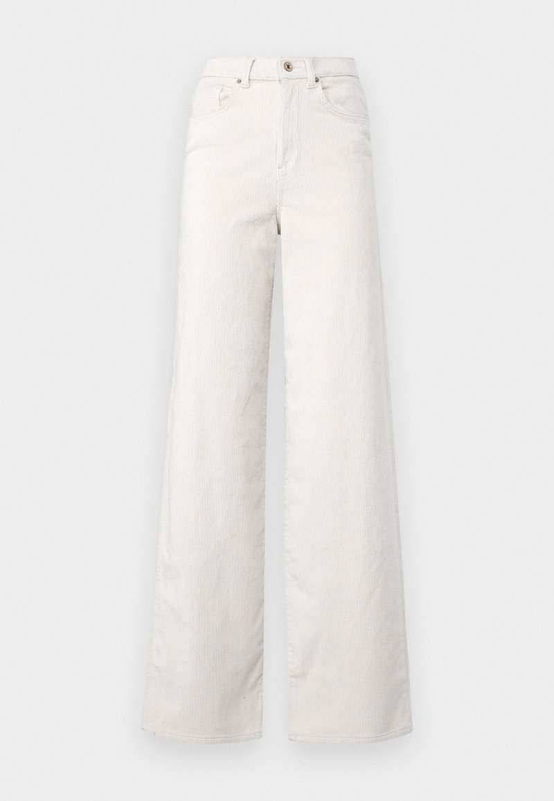 ONLY Tall ONLHOPE GLOBAL HIGH WAIST WIDE - Trousers - pumice stone ...