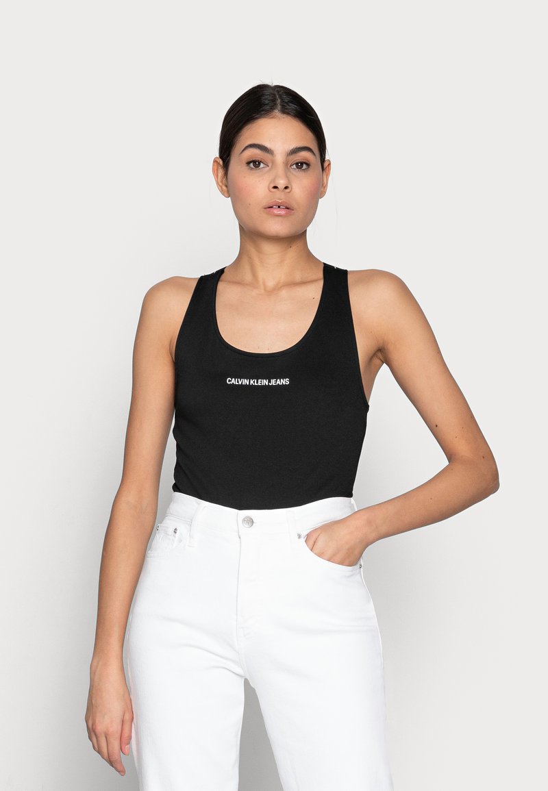 Calvin Klein Jeans MILANO - Top - black - Zalando.ie