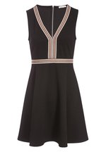 Cache Cache MIT BÄNDERN - Vestido informal - noir/negro - Zalando.es