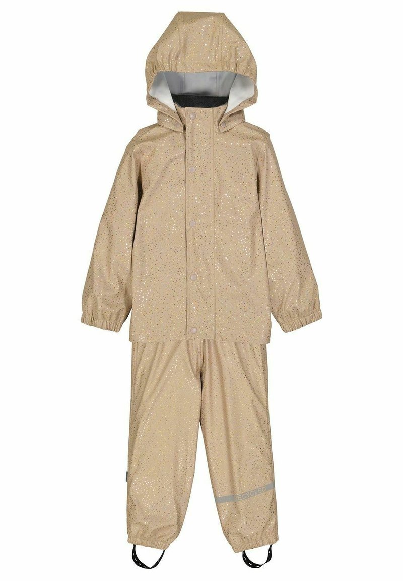 mikk-line GLITTER SET - Rainsuit - warm taupe/taupe - Zalando