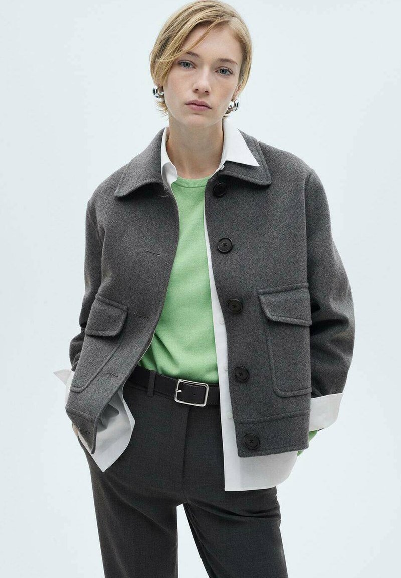Mango ANNA - Leichte Jacke - grey/grau - Zalando