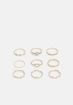 Fire & Glory GABI 9 PACK - Ring - gold-coloured/mop clear/gold-coloured ...