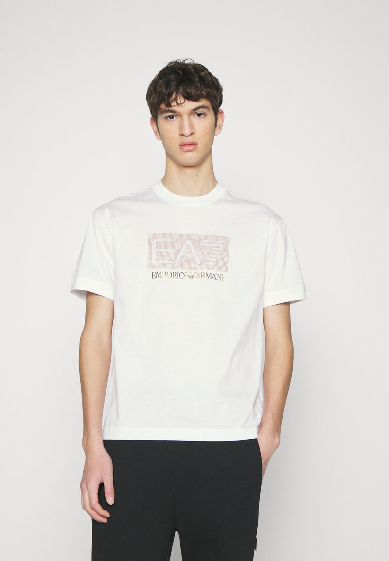 EA7 Emporio Armani T-Shirt print - white/weiß - Zalando.at