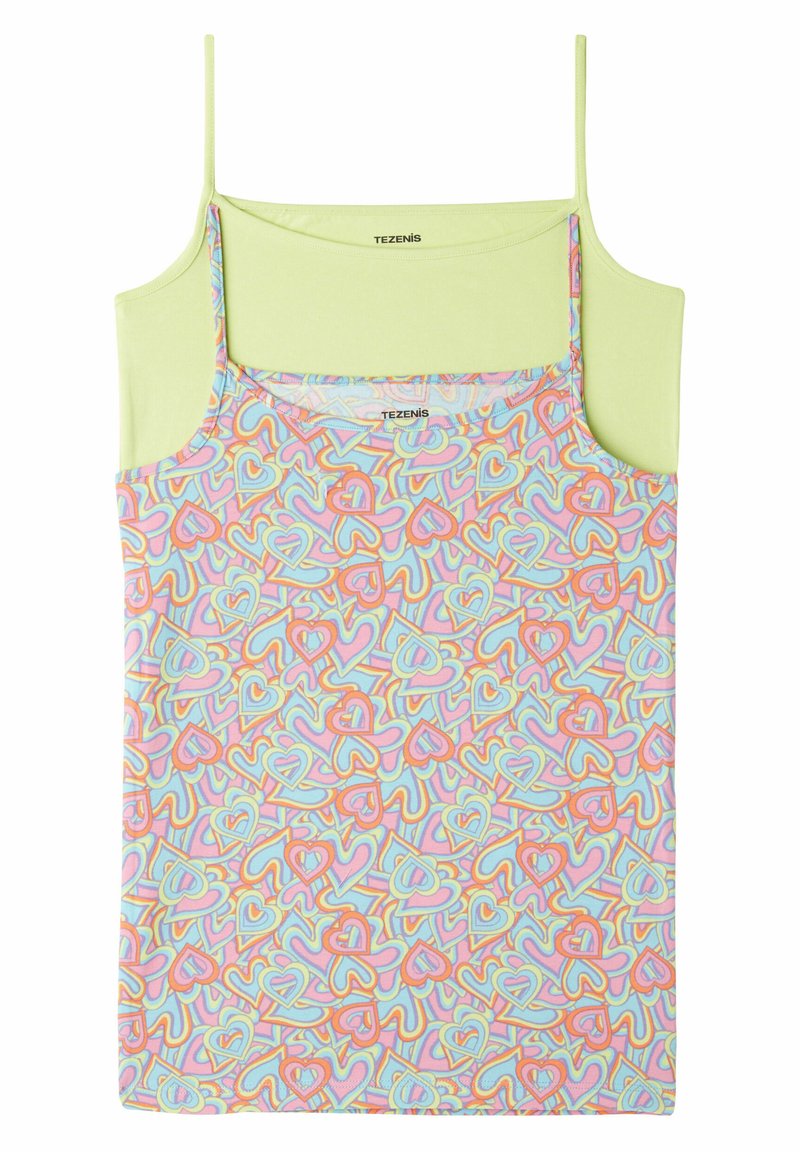 Tezenis 2 PACK MIT PRINT - Top - multifarben/hearts print/rosa - Zalando.es