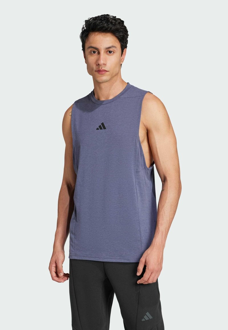 adidas Performance D4T TANK - Top - shadow navy/dark blue - Zalando.co.uk