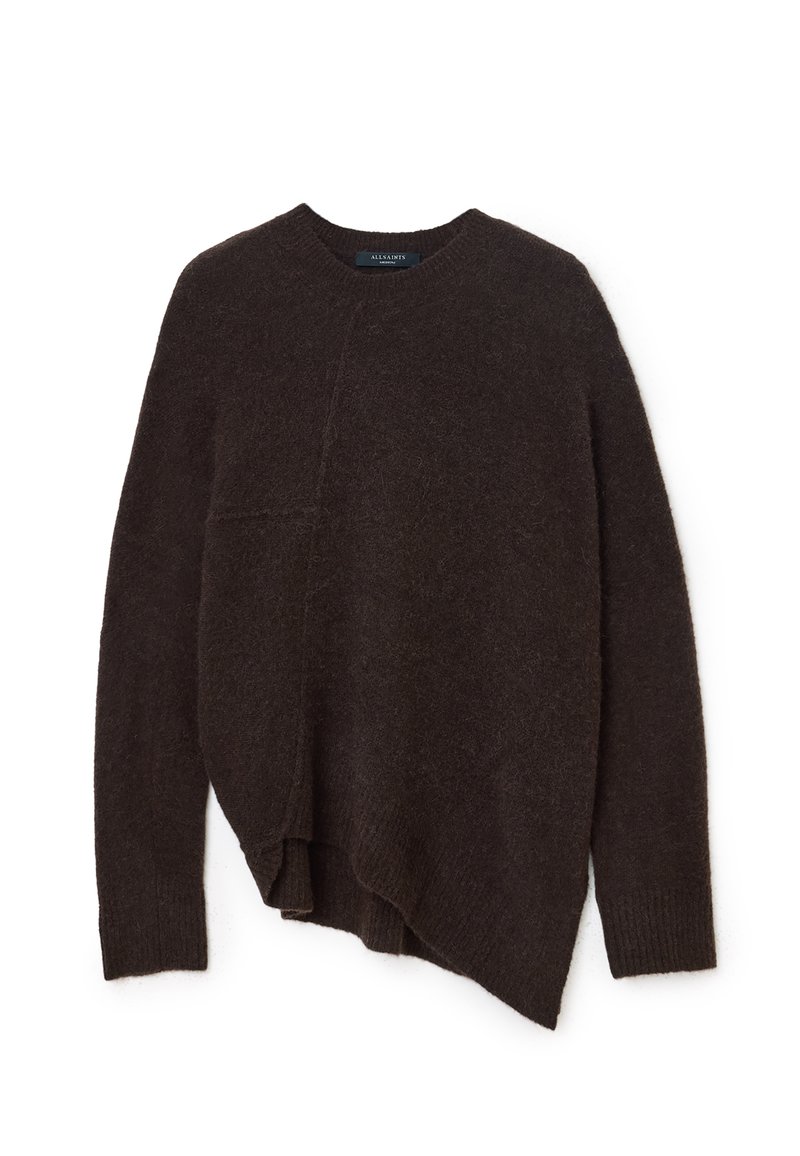 AllSaints LOCK - Neule - oxblood red/tummanruskea - Zalando.fi