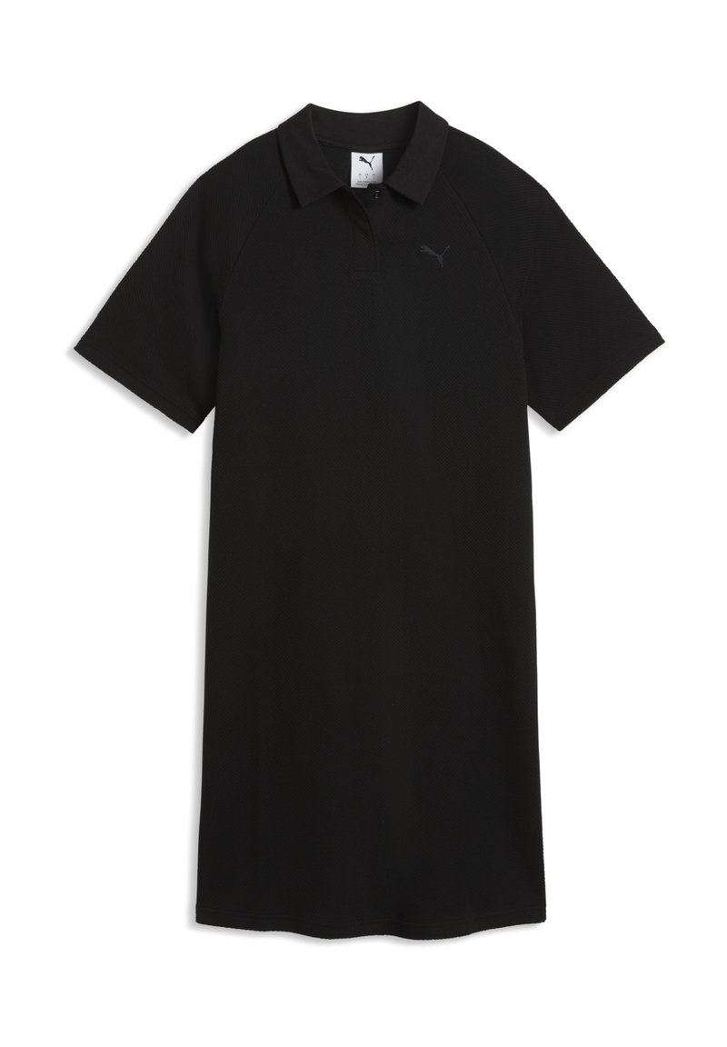 Puma PUMA CLASS POLO DRESS - Day dress - puma black/black - Zalando