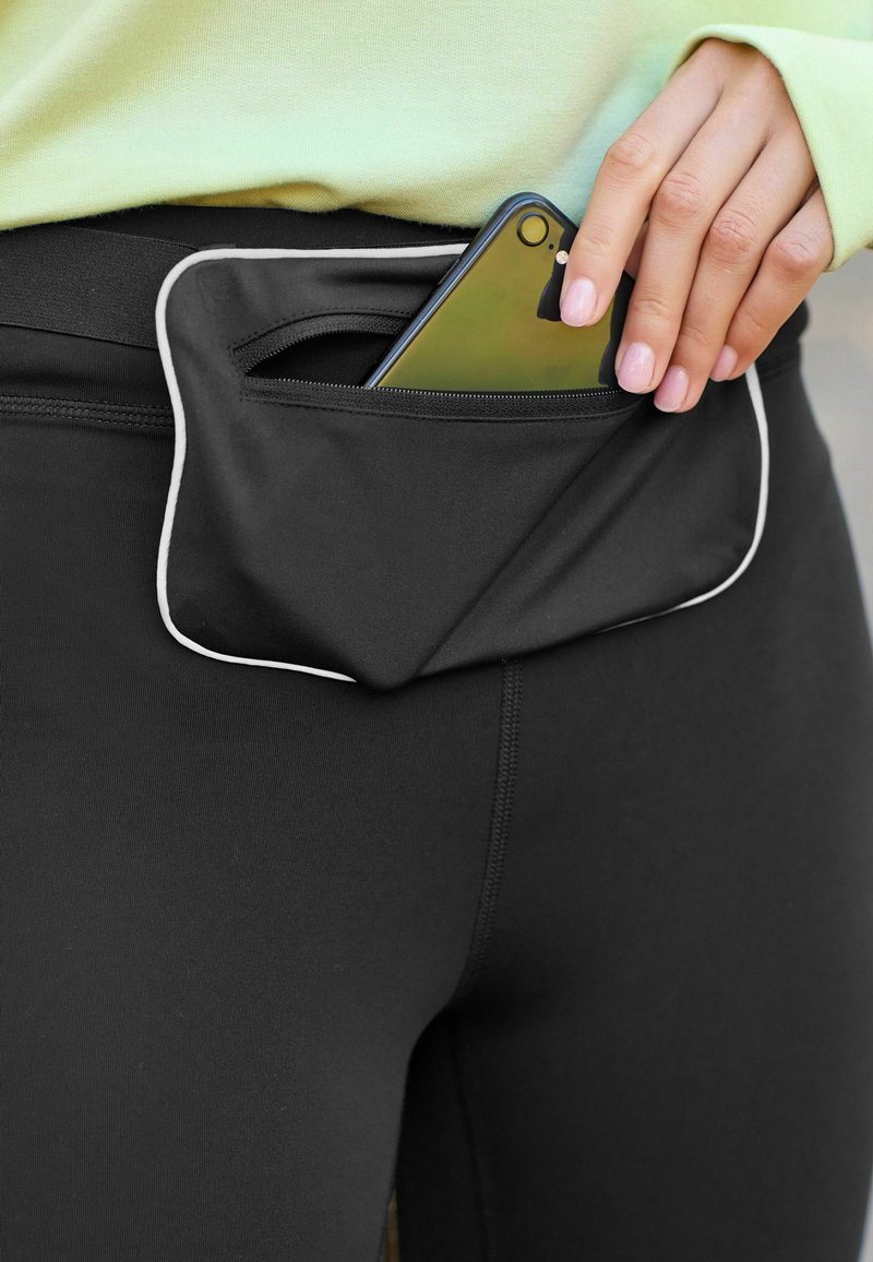 Next ELEMENTS BELT BAG LEGGINGS - Leggings - Hosen - black/schwarz ...