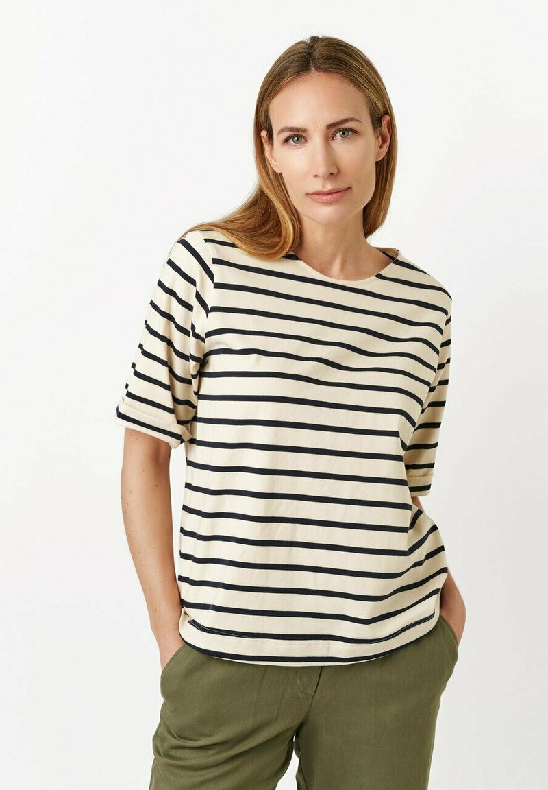 TONI STYLE DOLLY - Print T-shirt - navy white/blue - Zalando