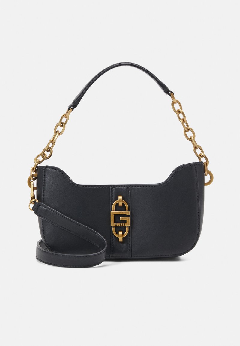 Guess SQUARE LUX MINI SHOULDER - Håndtasker - black/sort - Zalando.dk