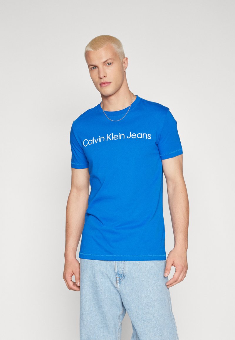 Calvin Klein Jeans Institutional Logo Slim Tee T Shirt Imprimé