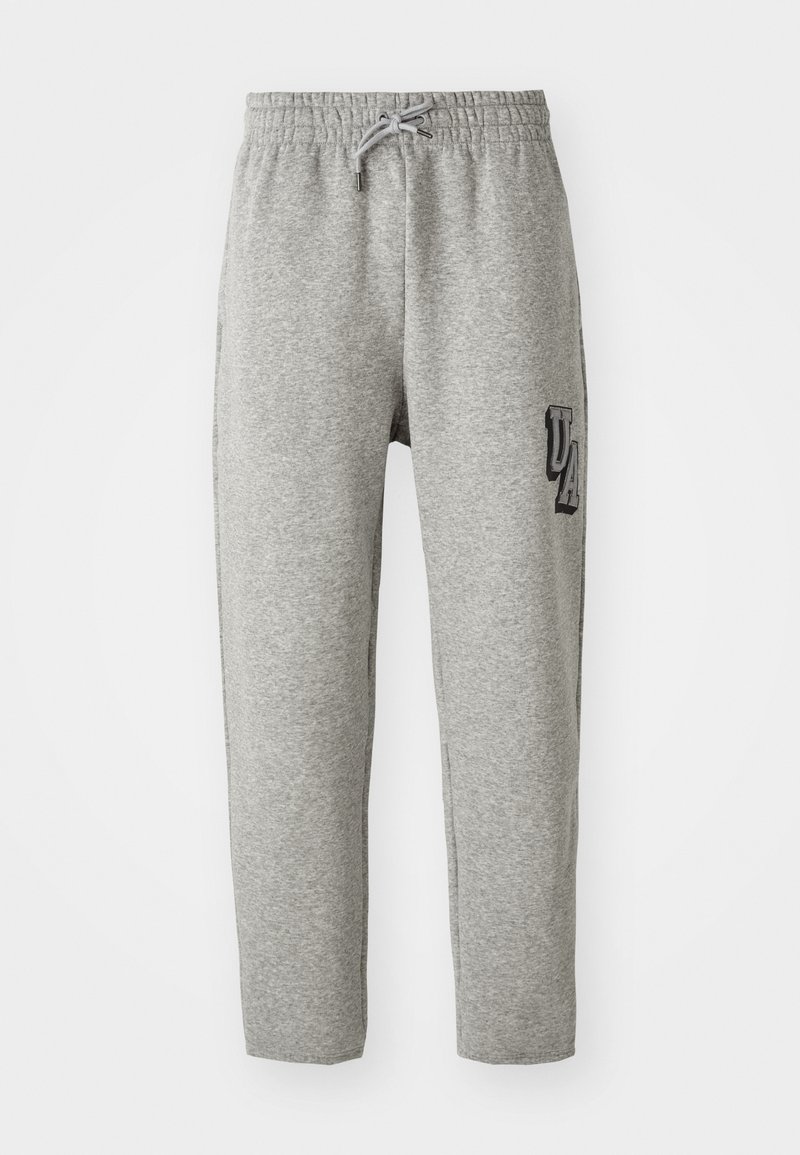 Under Armour ICON GRAPHIC - Tracksuit bottoms - mod gray light heather ...