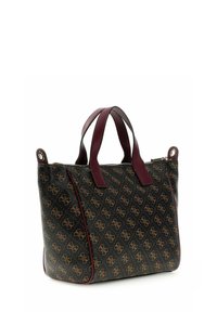 Guess FOLLIE SMALL - Handtasche - brown logo/dunkelbraun - Zalando.at