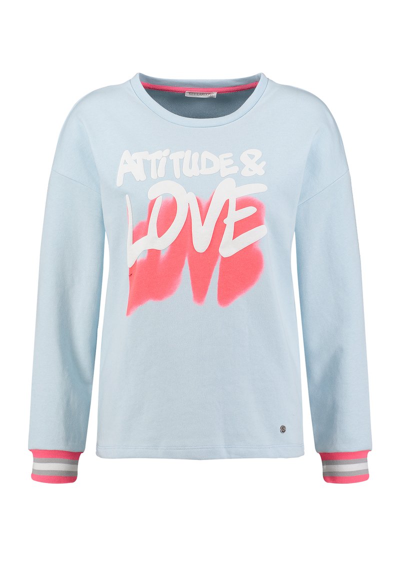 Key Largo ATTITUDE - Sweater - light blue/lichtblauw - Zalando.be