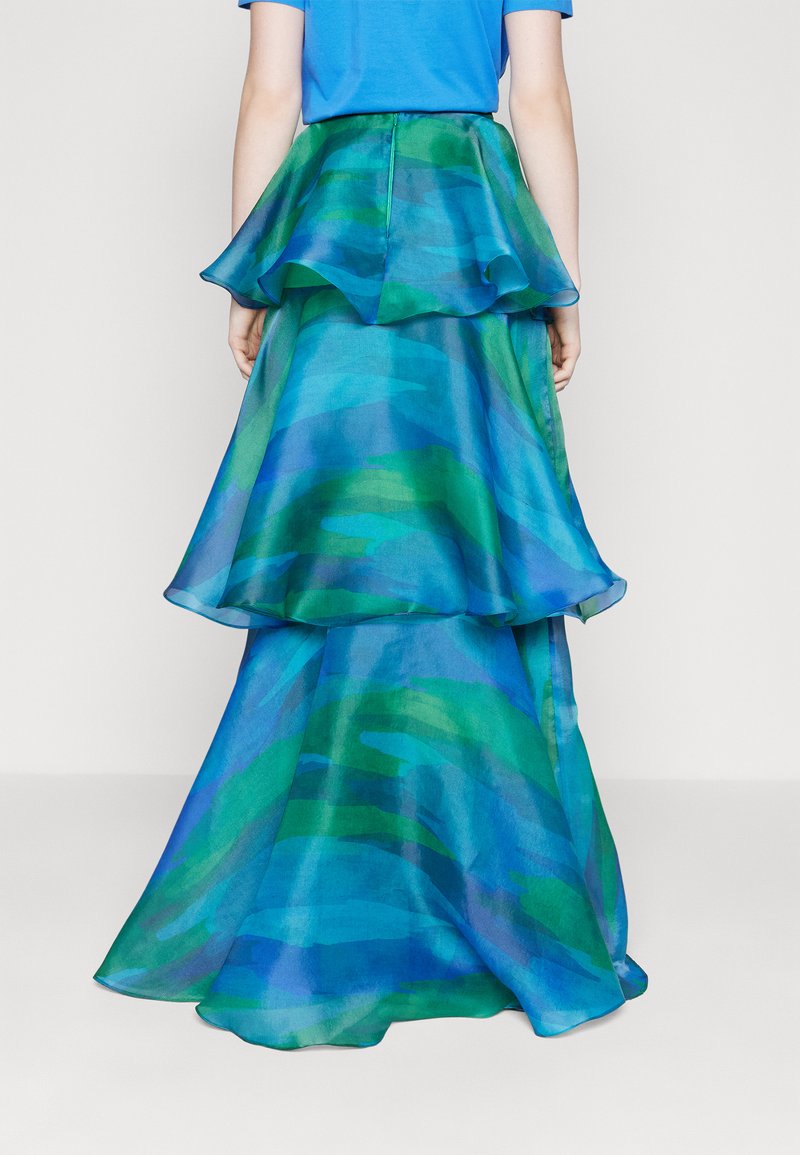 YAURA FAARI SKIRT - Maxirock - aquarelle green/blau - Zalando.ch