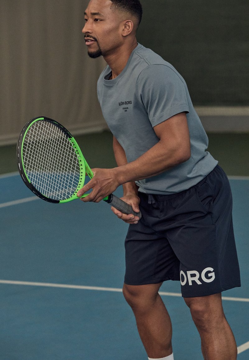 Björn Borg ESSENTIAL - Jednoduché tričko - stormy weather/šedá - Zalando.cz