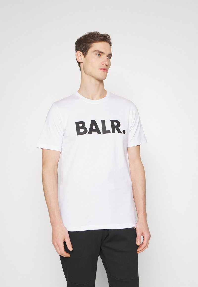 BALR. BRAND STRAIGHT - Print T-shirt - white - Zalando.ie