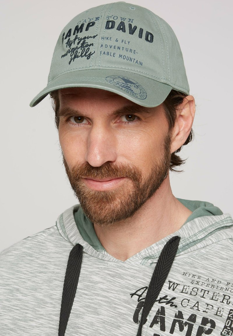 Camp David MIT LOGO ARTWORK - Cap - teal/green - Zalando