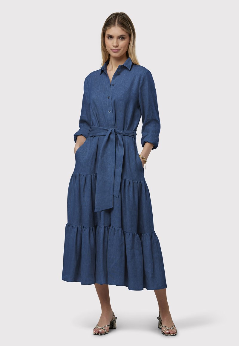 Helen McAlinden Dublin ADELE OATMEAL - Blusenkleid - blue/blau - Zalando.de