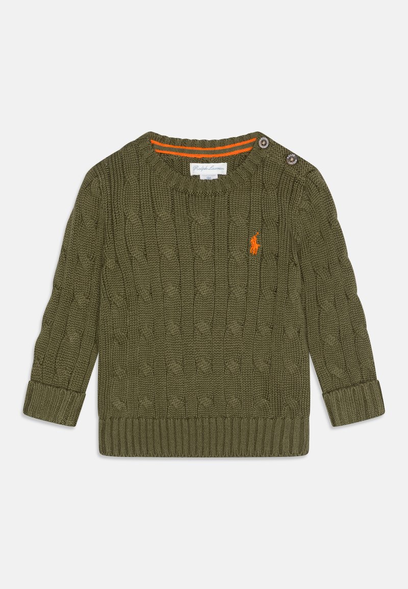 Polo Ralph Lauren CABLE - Neule - dark sage/tummanvihreä - Zalando.fi