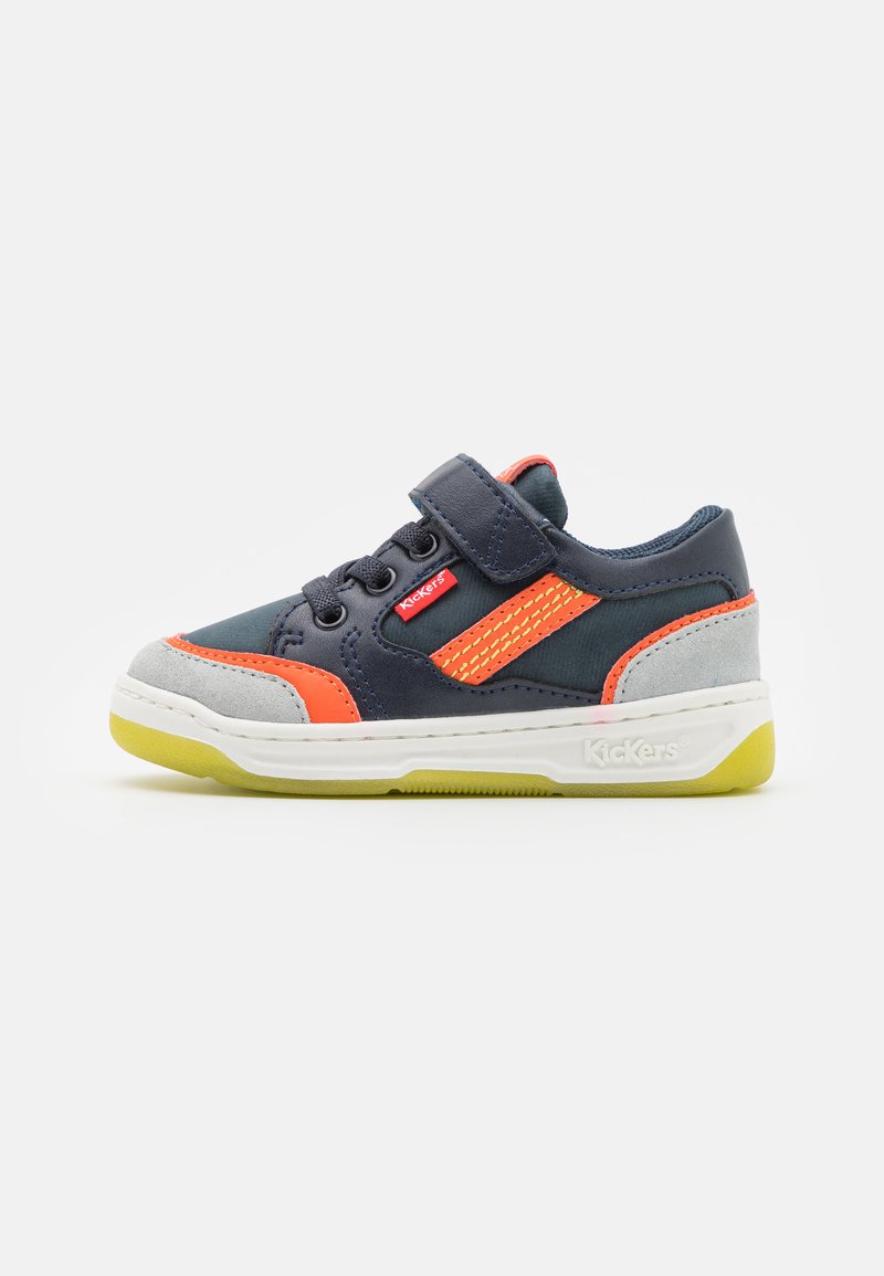 Kickers KOUIC - Trainers - marine/gris/orange/dark blue - Zalando.co.uk