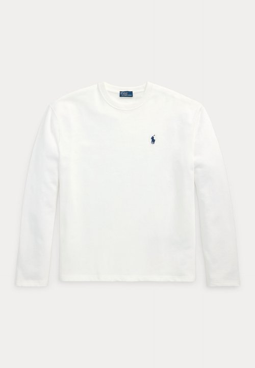 Polo Ralph Lauren LONG SLEEVE JERSEY CREWNECK TEE - Pitkähihainen paita - cruise navy/sininen ...