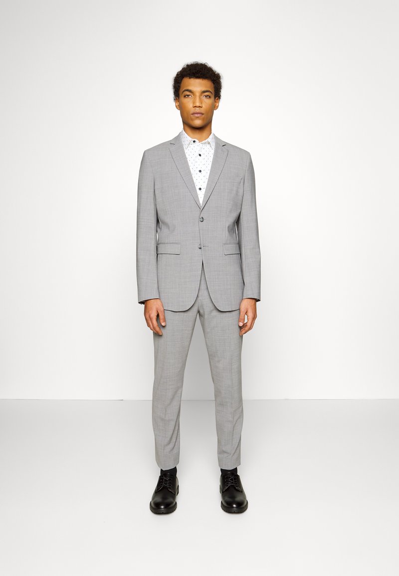 Selected Homme SLHSLIM-ELON SUIT FLEX SET - Costum - grey/gri - Zalando.ro
