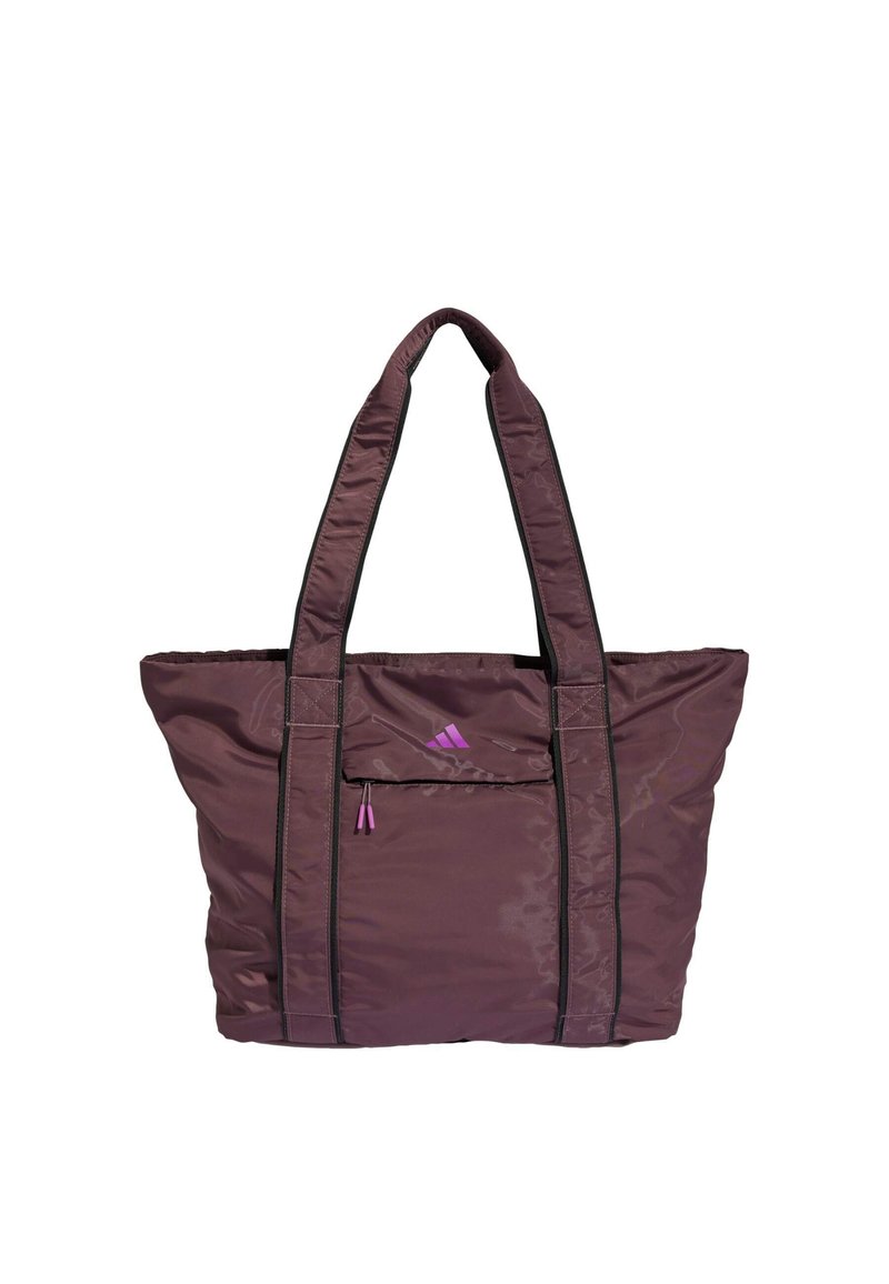 adidas Performance Tote bag - shadow fig purple burst black/purple ...