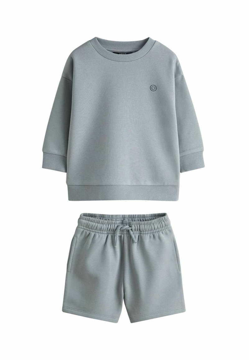 Next SINGLE FIT - PLAIN CREW NECK AND SET - Tracksuit - grey - Zalando