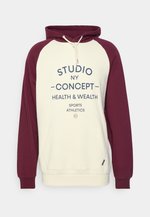 NY CONCEPT STUDIO HOOD UNISEX - Kapuzenpullover - cream/offwhite ...