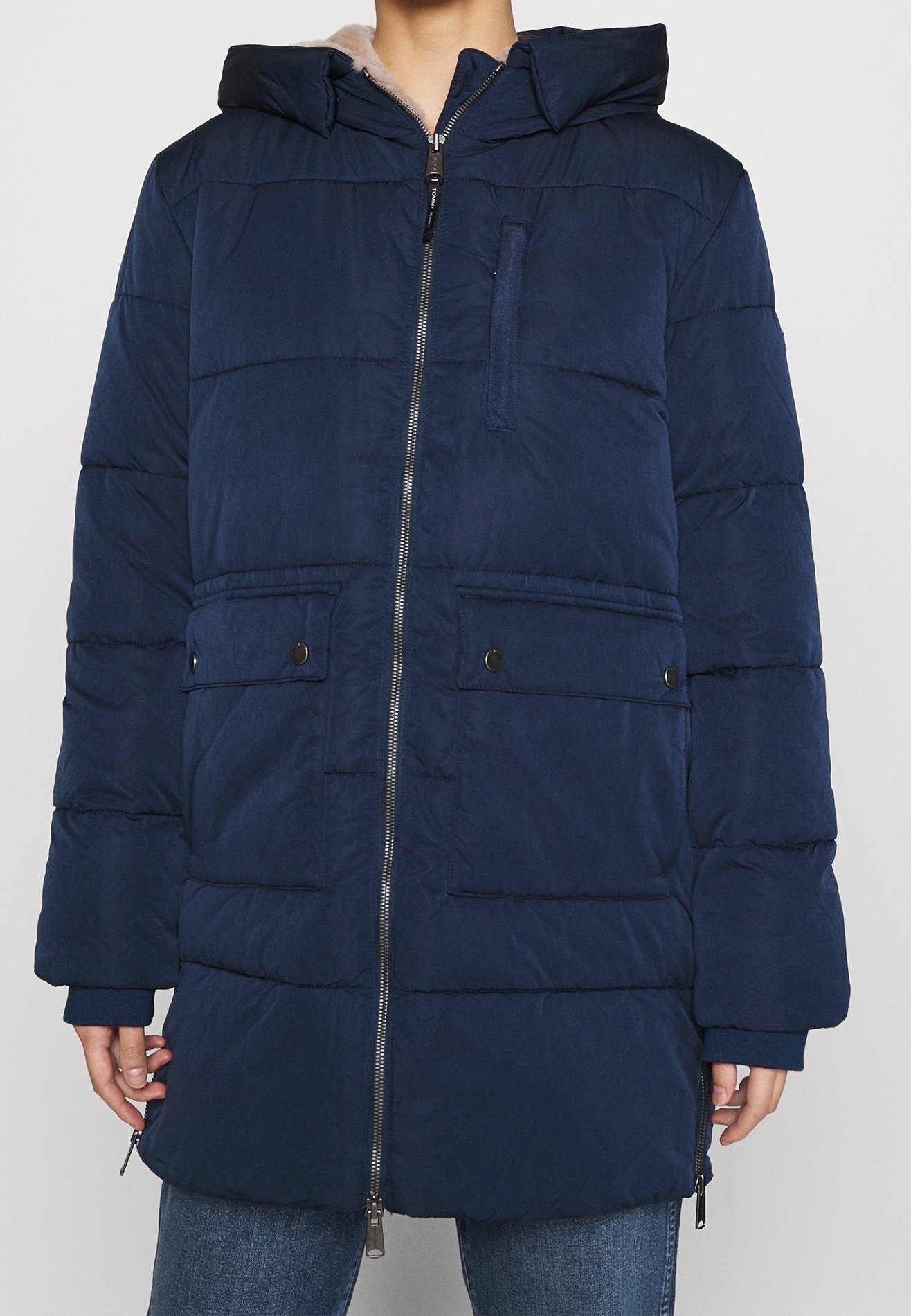 Tommy Jeans Wintermantel dark blue dunkelblau Pre owned Zalando
