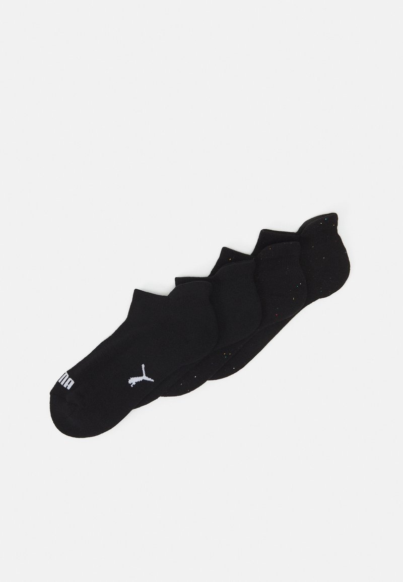 Puma SNEAKER WOMAN 4 PACK - Socks - black confetti/black - Zalando.co.uk