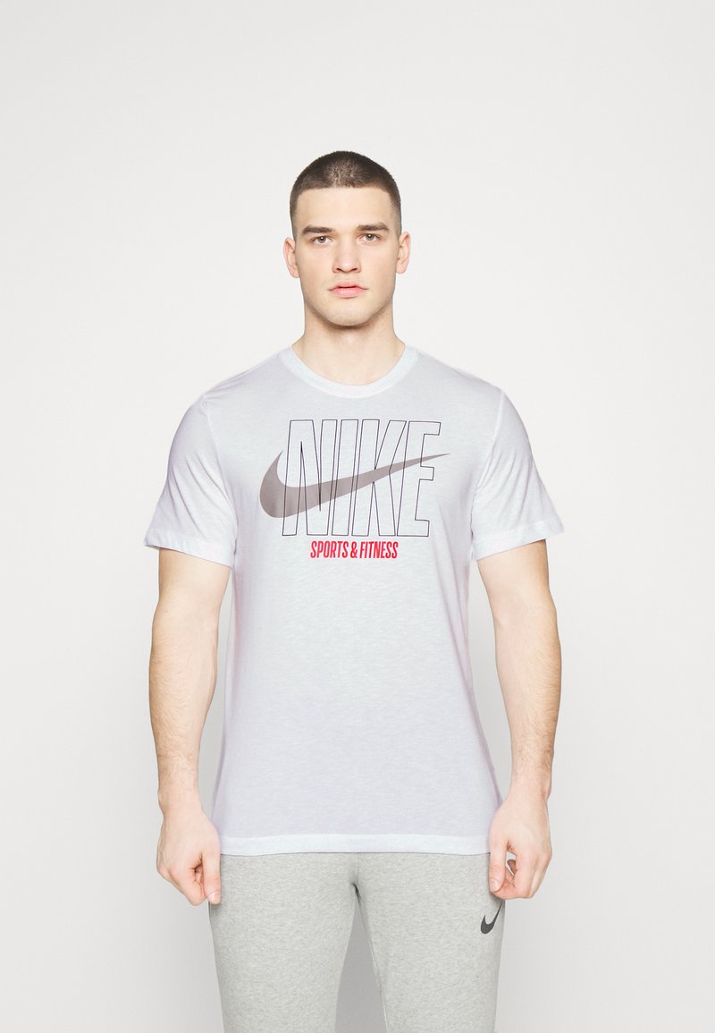 Nike Performance TEE SLUB - Sport T-Shirt - white/weiß - Zalando.de