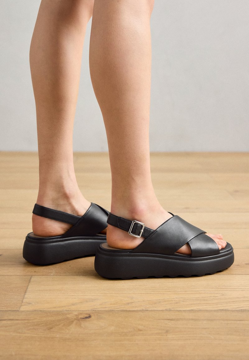 Geox SPHERICA - Platform sandals - black - Zalando.co.uk