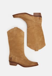 Felmini Cowboy/biker ankle boot - stone - (Pre-owned) - Zalando