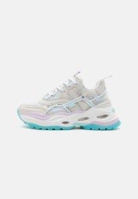 Buffalo TRIPLET HOLLOW VEGAN - Trainers - pastel multi- coloured/white ...